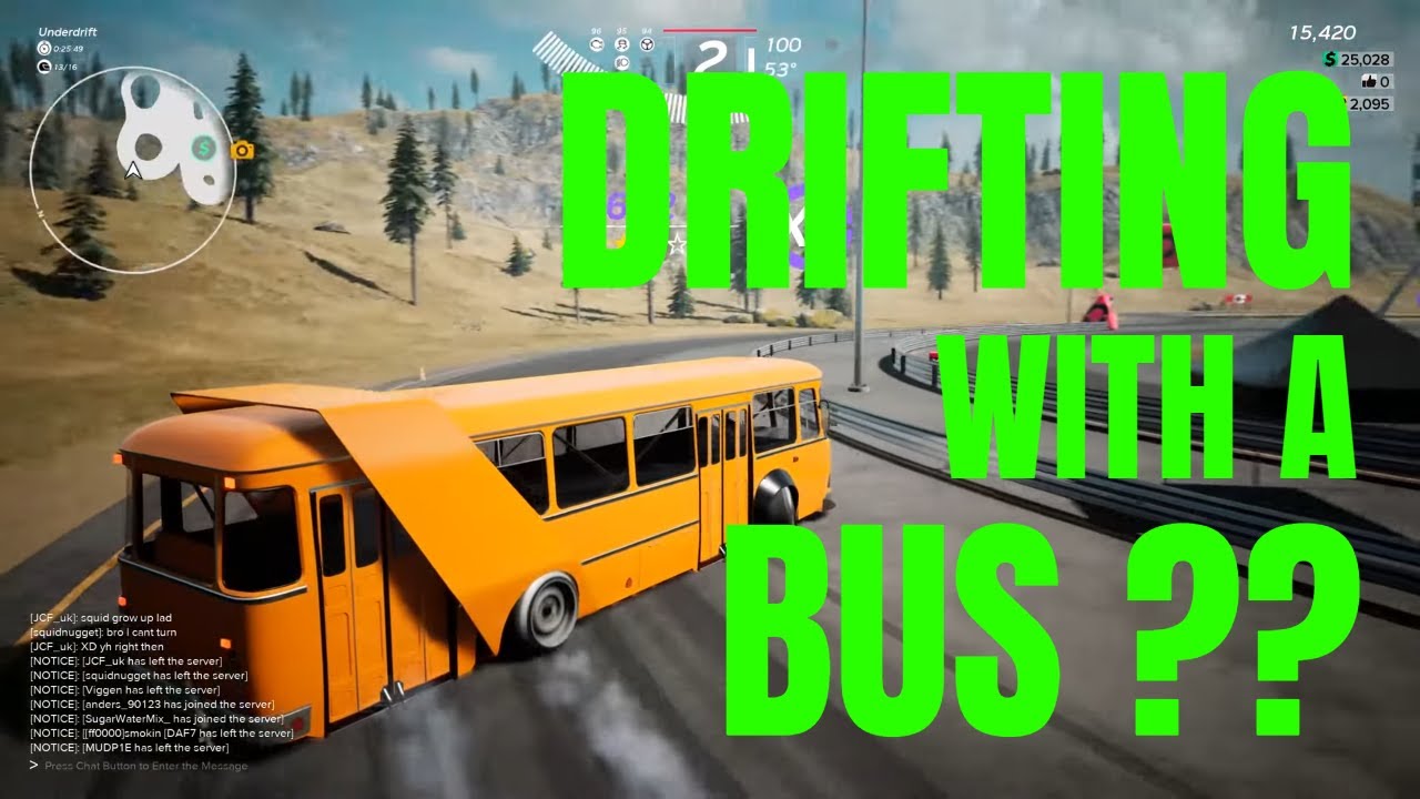 Drifting a bus like a pro !?! OverDrift Festival - Logitech G29 - YouTube