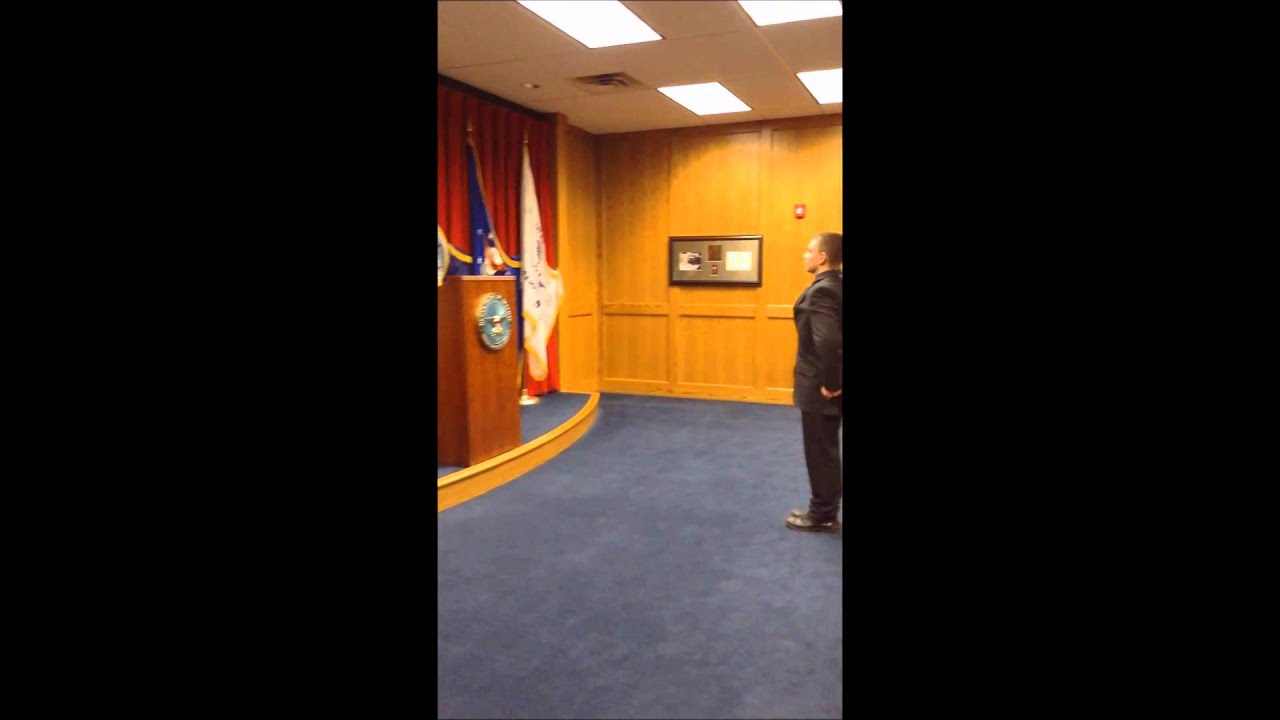Swearing in Ceremony for Private Jeffrey A. Reffert US ARMY - YouTube