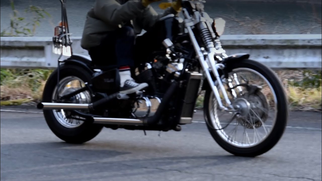 Honda Steed 400 VLS 1998 Chopper / ホンダ スティード400 VLS チョッパー 1998年式 - YouTube