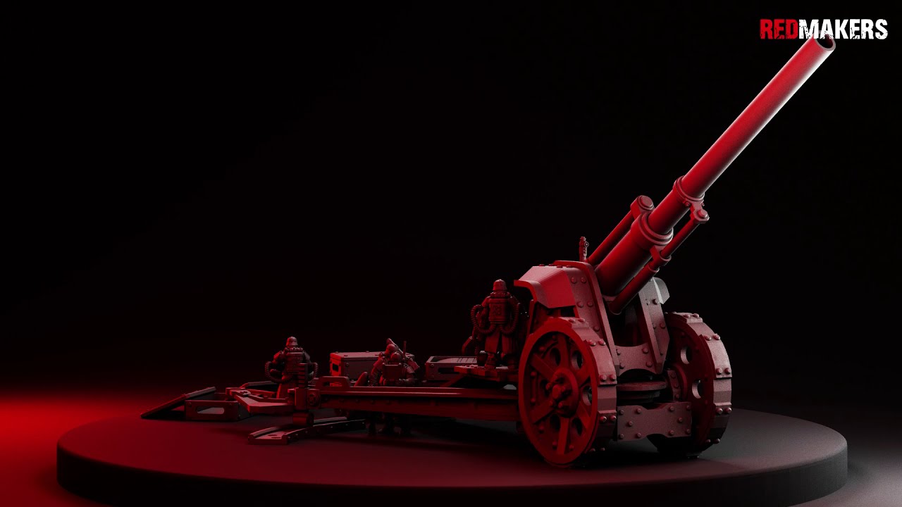 Earthshaker Cannon. Heavy artillery of the Imperial Force. Models for ...