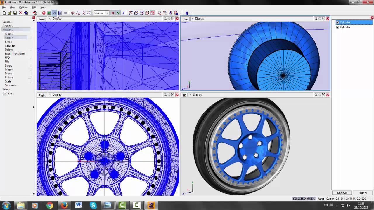 [Tutorial ZModeler] Modelagem de Roda - Parte7 (FINAL) - YouTube