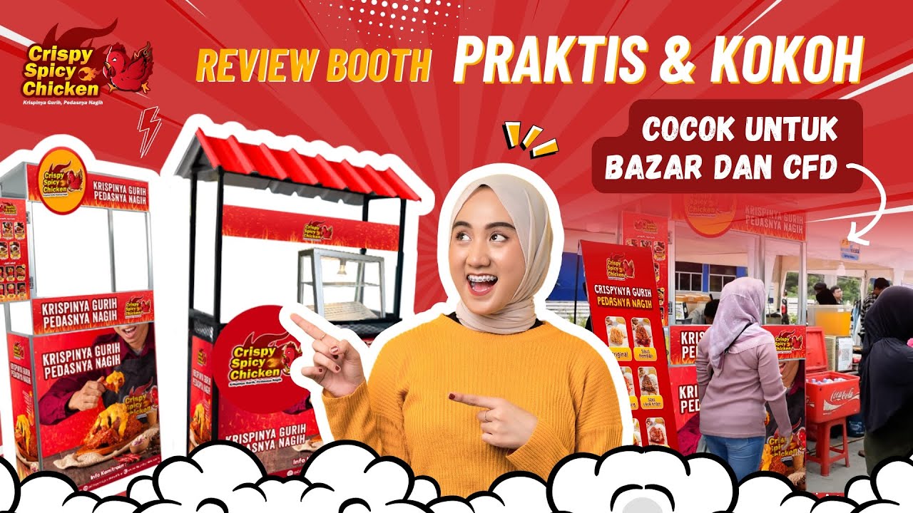Review Booth Crispy Spicy Chicken Praktis Kokoh & Mudah Dibawa Kemana ...