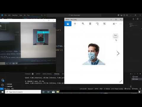 Face mask detection using yolo model - YouTube
