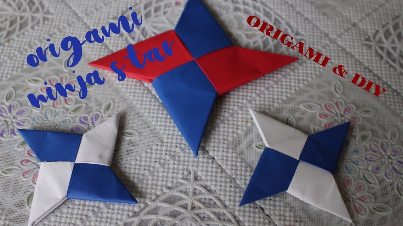 Origami Ninja Star -Tutorial for beginners! - YouTube