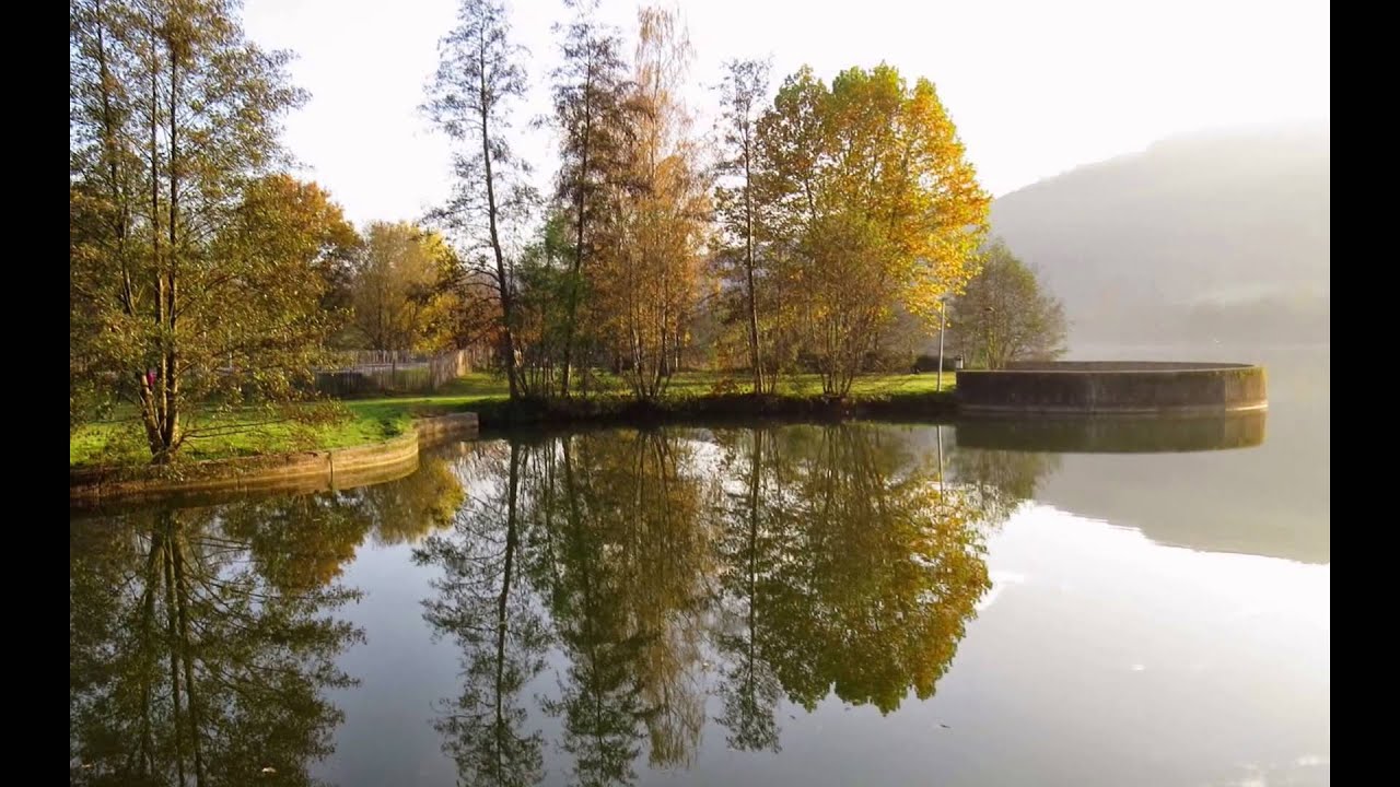 Le lac d'Echternach (Lu) petite ballade au bord du lac - YouTube