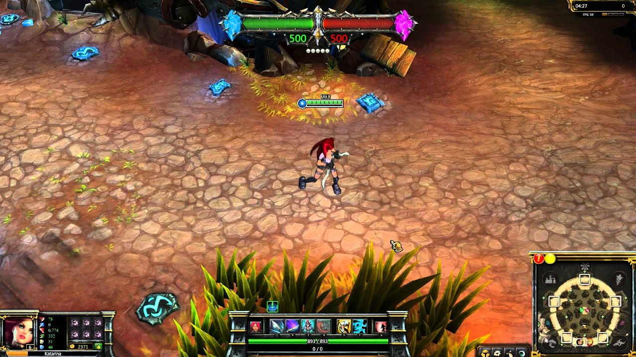 (OLD) Red Card Katarina League of Legends Skin Spotlight - YouTube