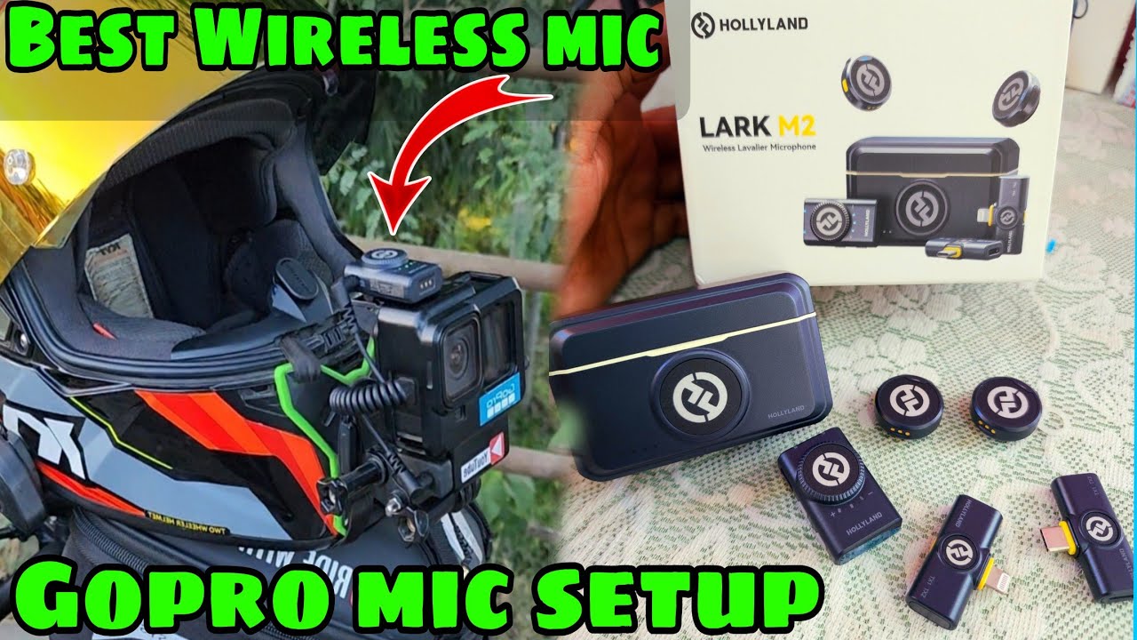 Wireless mic for MotoVlog || Gopro Mic Setup 🔥🔥 - YouTube