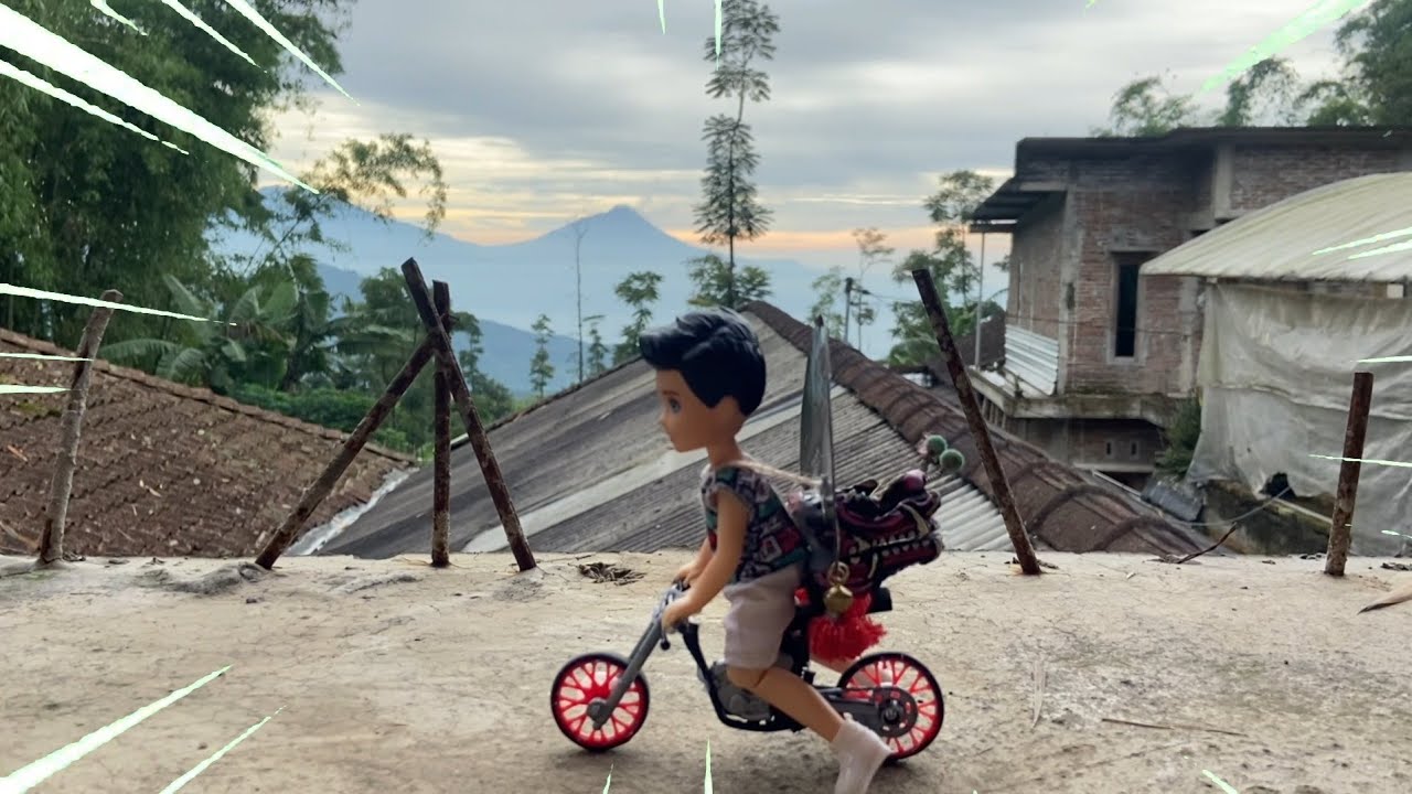 Naik Motor Drag Bawa Barongan Santer Versi Miniatur Youtube