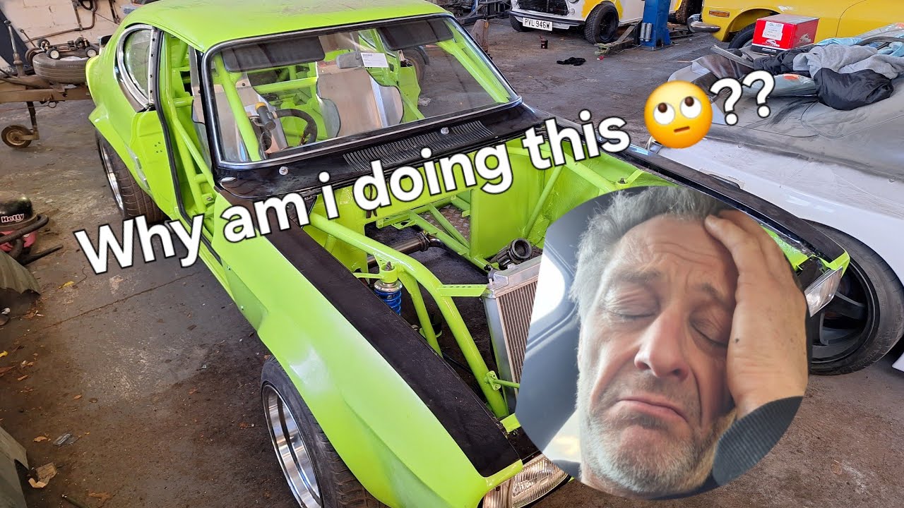 Why am i building my ford mk1 capri rover v8 turbo, really? - YouTube
