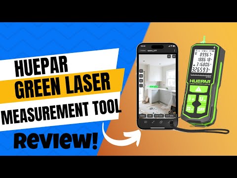 Huepar 330Ft Green Laser Measurement Tool review!