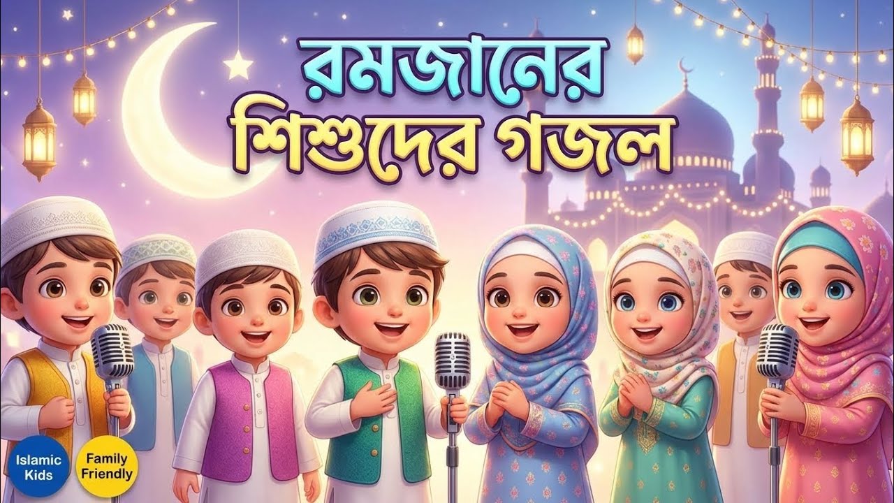 কিউট কার্টুন বাচ্চাদের রমজান গজল 🌙 | Ramadan Kids Ghazal | Islamic Kids ...