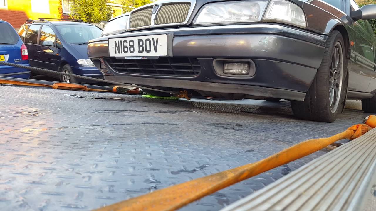 Oxford Breakdown Recovery - first use of Wreckmaster skates - YouTube