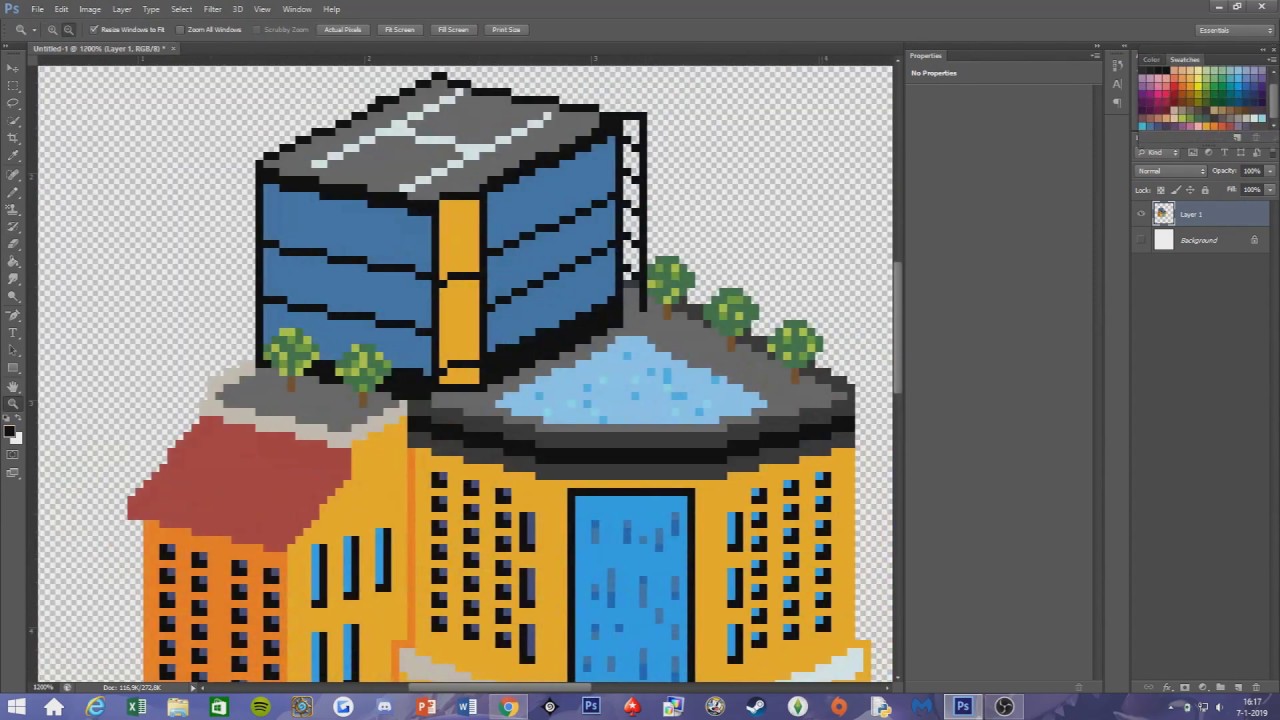 Making A Hotel EP I - Pixel Art Speedpaint - YouTube