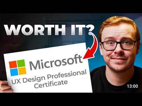 Is The Microsoft UX Design Professional Certificate ACTUALLY Worth It ...