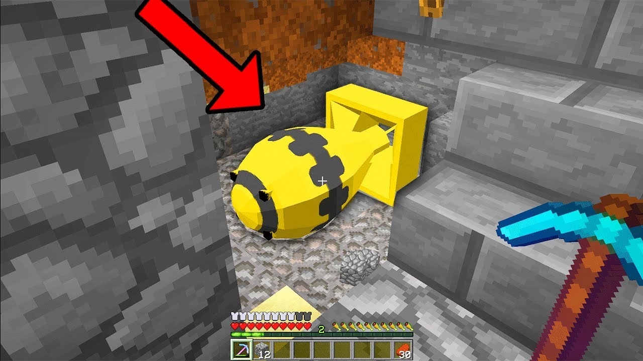 someone broke into my Minecraft base and planted a secret BOMB..I FOUND ...