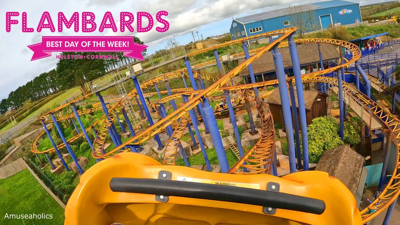 Hornet Rollercoaster Front Row POV | Flambards | Amuseaholics - YouTube