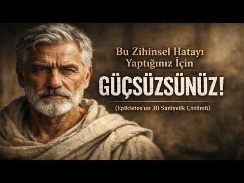 Bu Zihinsel Hatayı Yaptığınız İçin GÜÇSÜZSÜNÜZ. (Epiktetos'un 30 Saniyelik Çözümü)