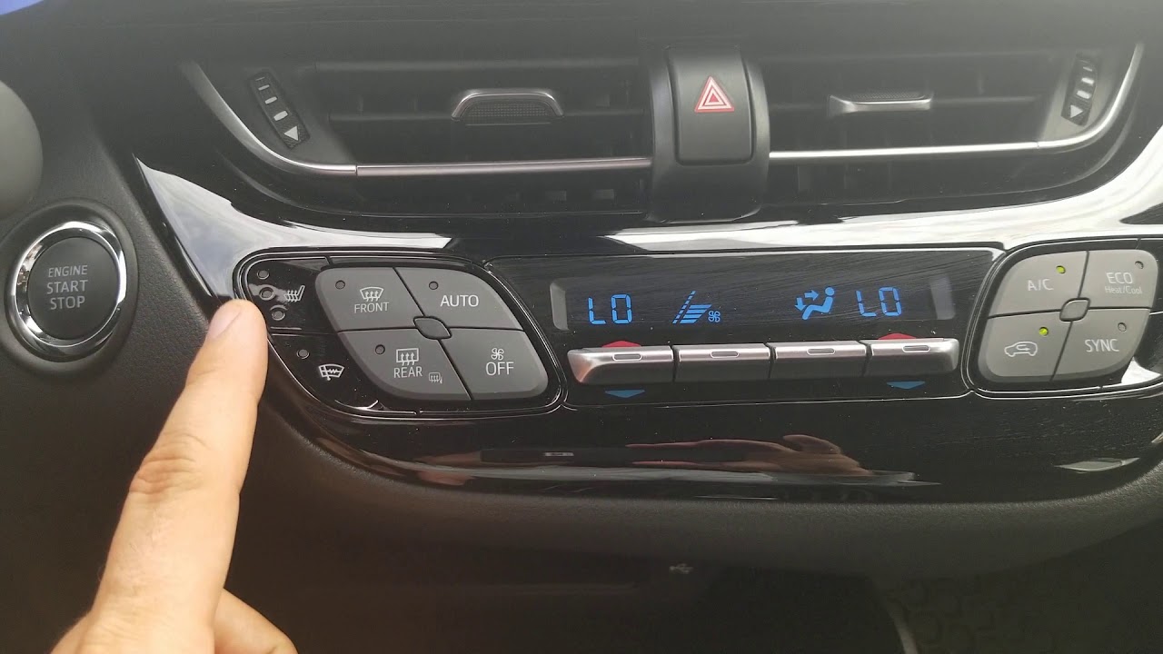 Interior of 2020 Toyota CHR - YouTube