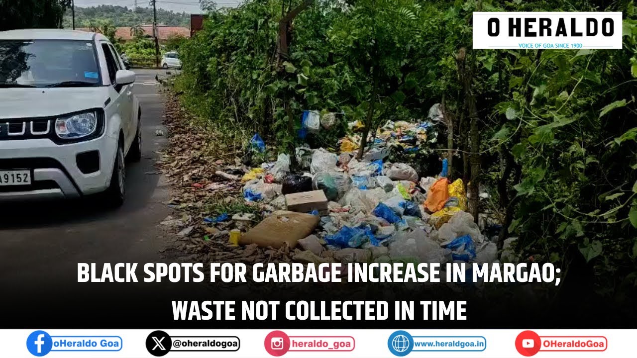 Black Spots For Garbage Increase In Margao; Waste Not Collected in Time ...