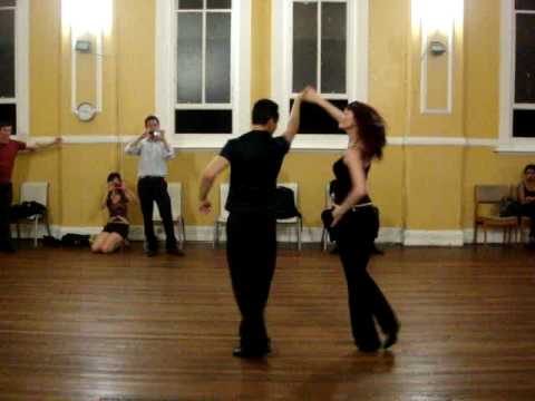 Salsa Suave - Intermediate Advanced salsa pattern1 - YouTube