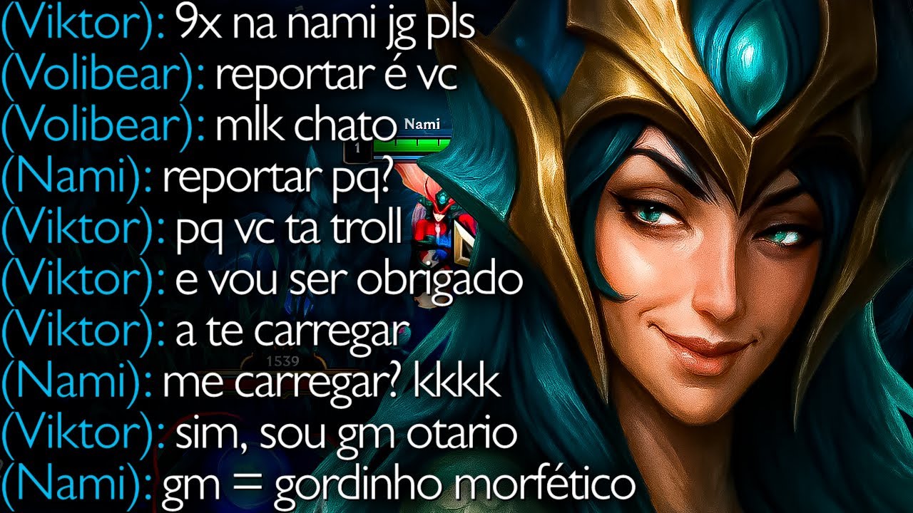 CARREGUEI O "GRÃO MESTRE" DE NAMI JUNGLE E DISSE QUE IA ME REPORTAR ...