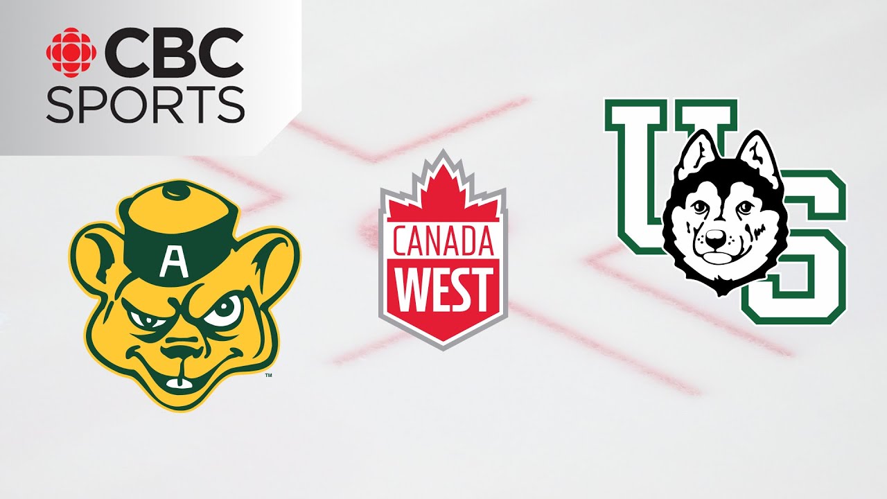 Canada West Men's Hockey: Alberta vs Saskatchewan | #CBCSports - YouTube