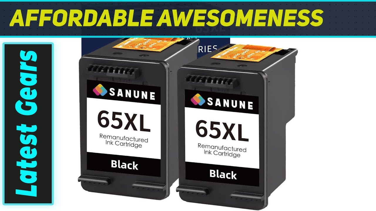 HP 65 65XL Black Ink: The Smartest Remanufactured Cartridge Choice ...