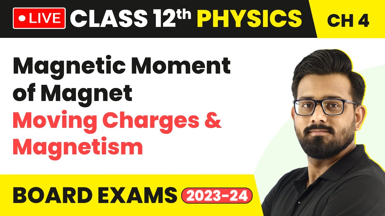 Magnetic Moment of Magnet - Moving Charges and Magnetism | Class 12 ...