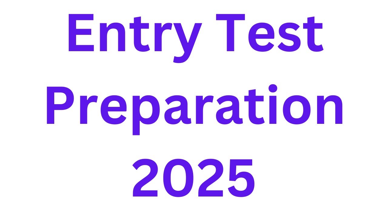 Aptitude Test Preparation 2025 I NUST NET 1 I ECAT I FAST I PIEAS I ...