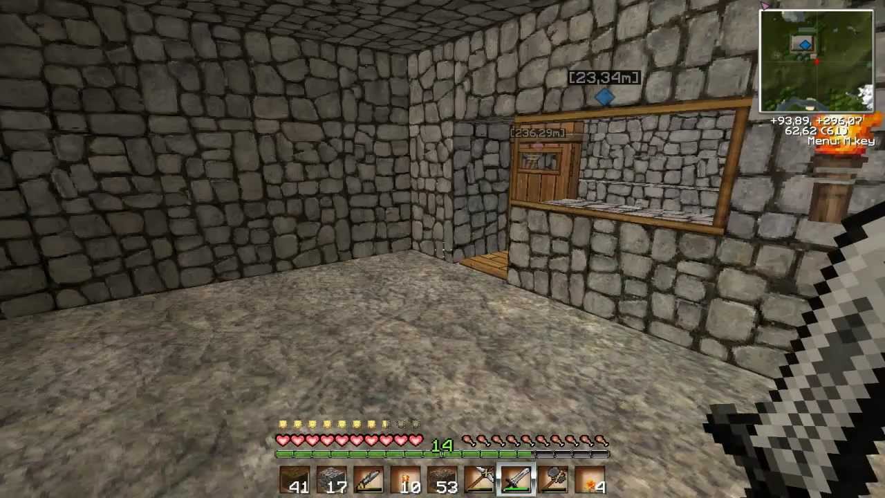 Minecraft Tutorial:Wie baue ich ein Feuerzeug - YouTube