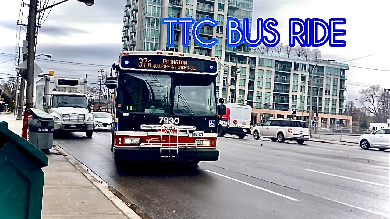 TORONTO TTC BUS 37A ISLINGTON #7930 (Orion 07.501 ) TORONTO TRANSIT ...