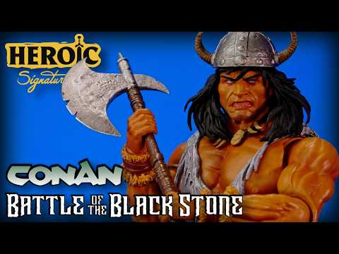 Conan Battle of the Black Stone Heroic Signatures Titan Comics Action Figure Overview