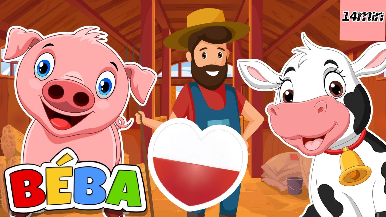 Piosenki dla dzieci z odgłosami zwierząt | Jak tworzą zwierzęta | 14 ...