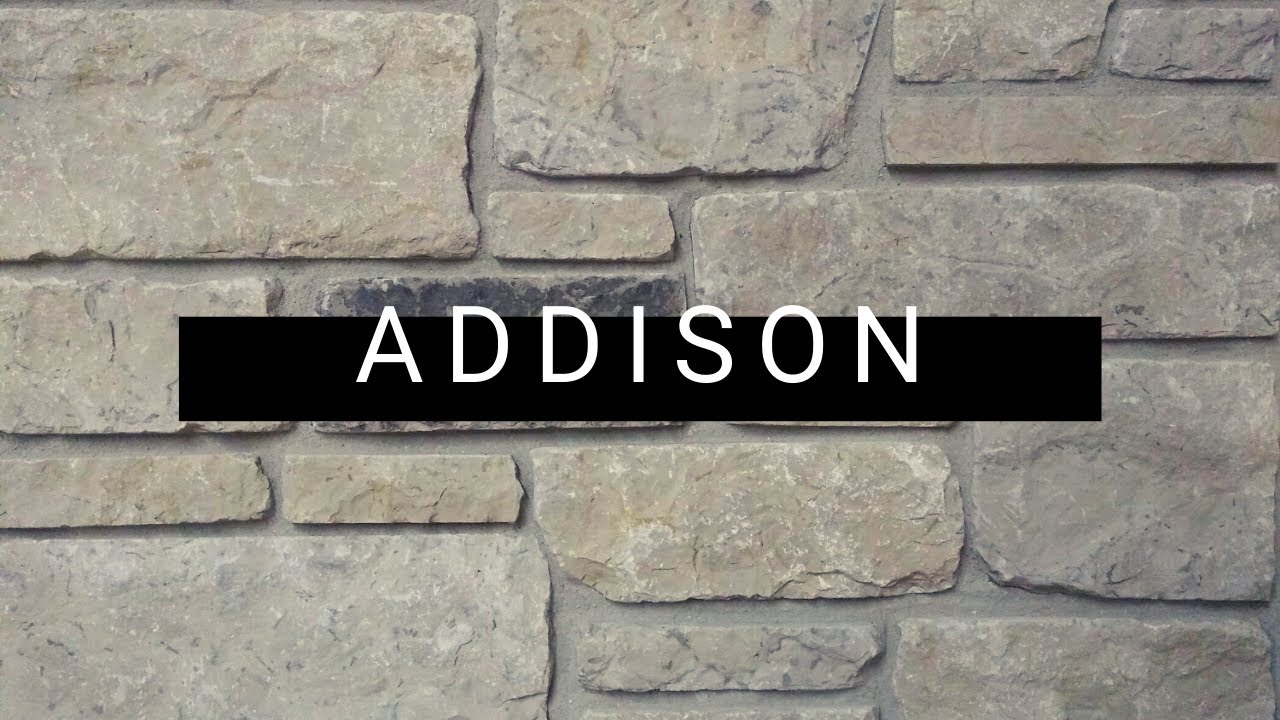 Addison Natural Stone Veneer - YouTube