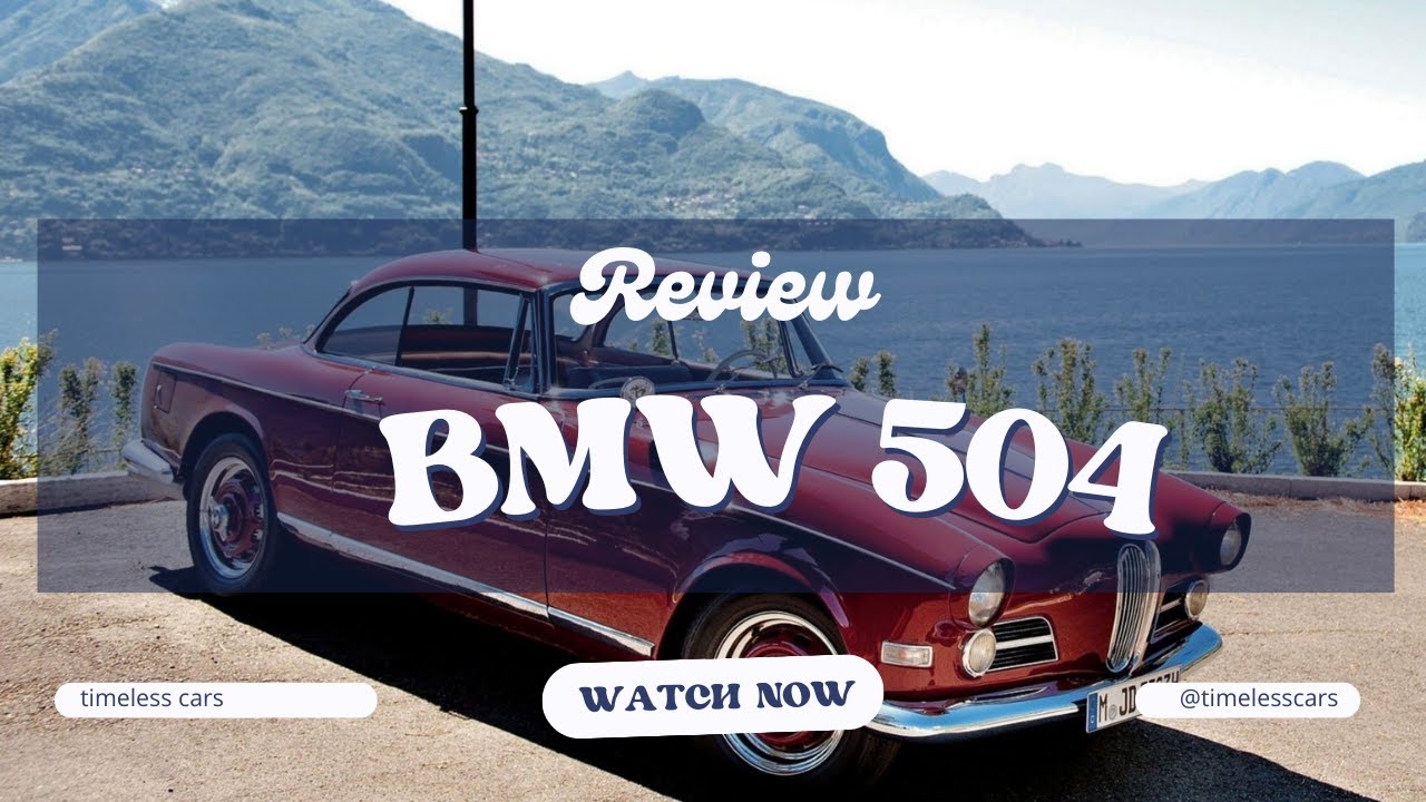 The BMW 504 from the 1950s - Elegance on Four Wheels 🌟 #BMW #VintageCar ...