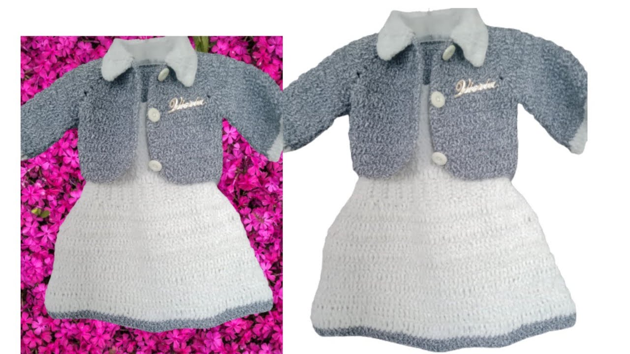 new crochet pattern in velvet yarn jacket part 2 @sumaira mustafa - YouTube