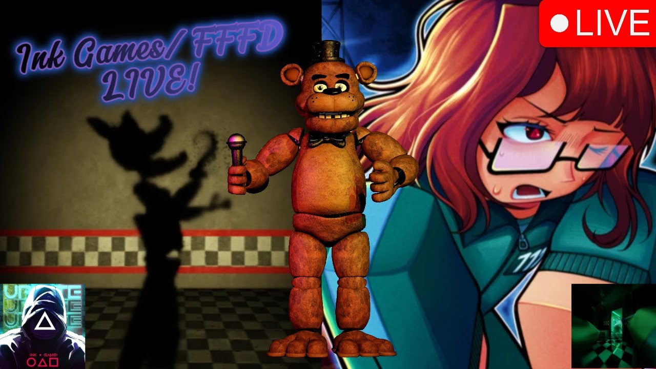 Playing Ink Games/Foxy From FNAF DOOM (FFFD) *LIVE* - YouTube