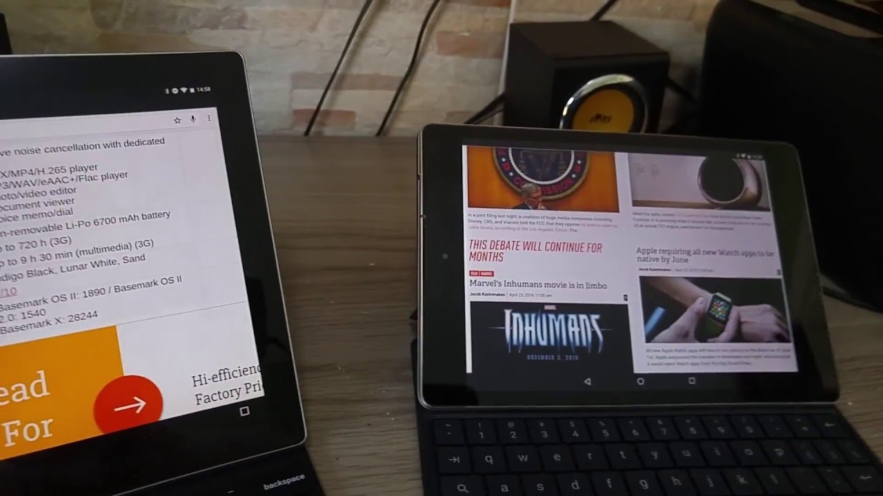 Comparativo: Nexus 9 vs Google Pixel C - YouTube