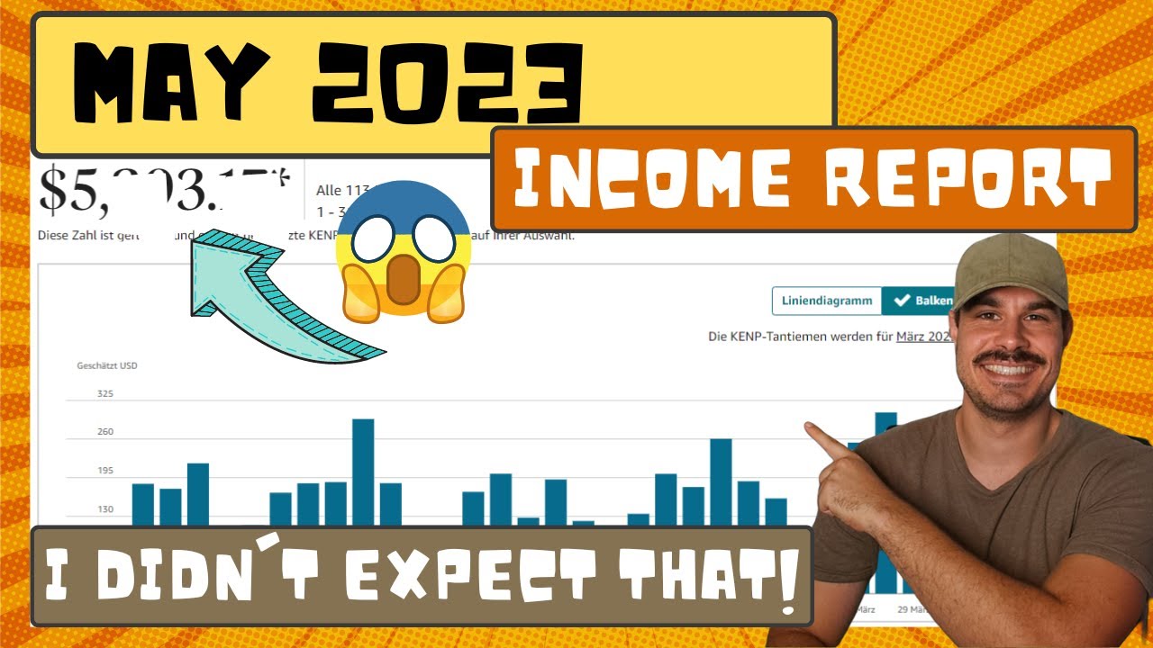 Amazon KDP Income Report - How Much I Made In May 2023 With Amazon KDP ...