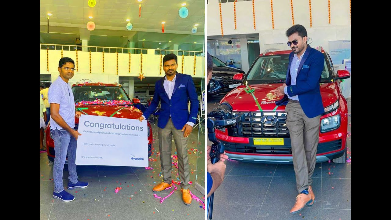 Forever Manager Suresh Hyundai Car Delivery - YouTube