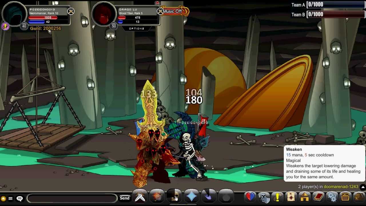 Necromance vs Blood Titan - YouTube