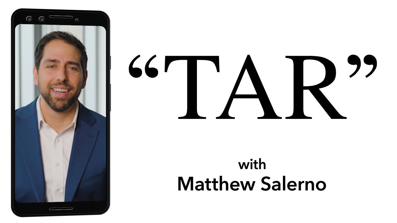 Word of the Day: Technology-Assisted Review (TAR)-eDiscovery Book of ...