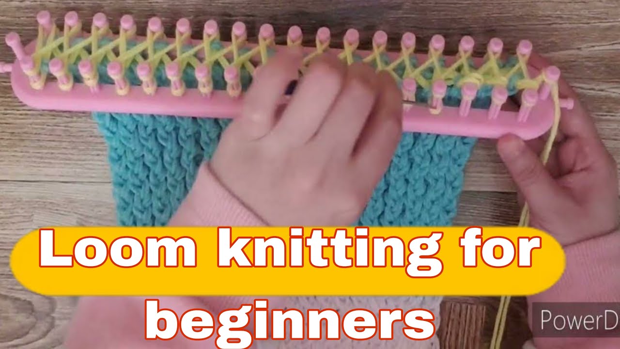 loom knitting - YouTube