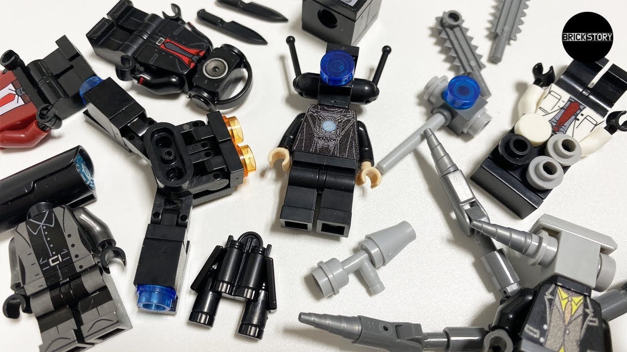 LEGO Skibidi Toilet | Titan Drillman Cameraman Speaker Man Unofficial ...