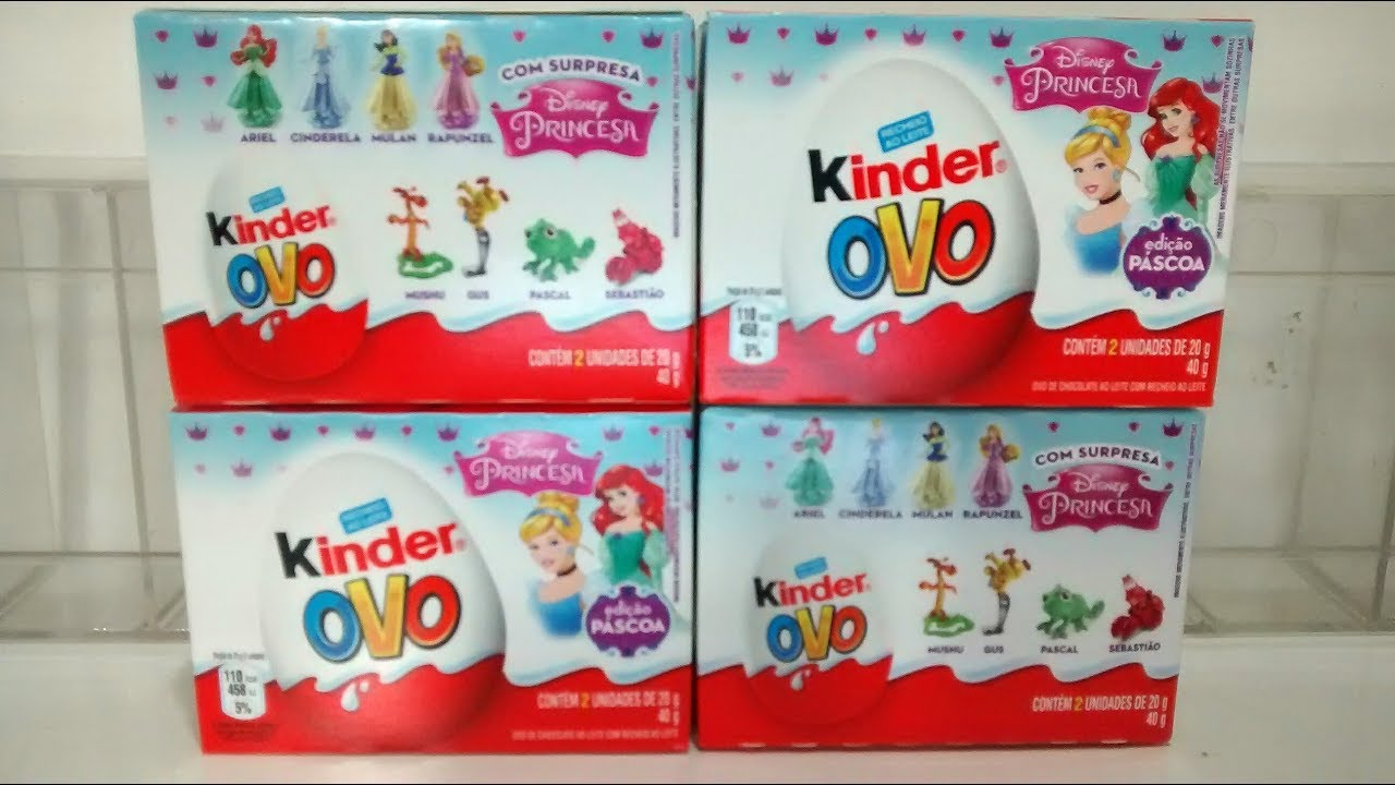 Kinder Ovo Princesa Disney Edição de Páscoa 2019 - YouTube