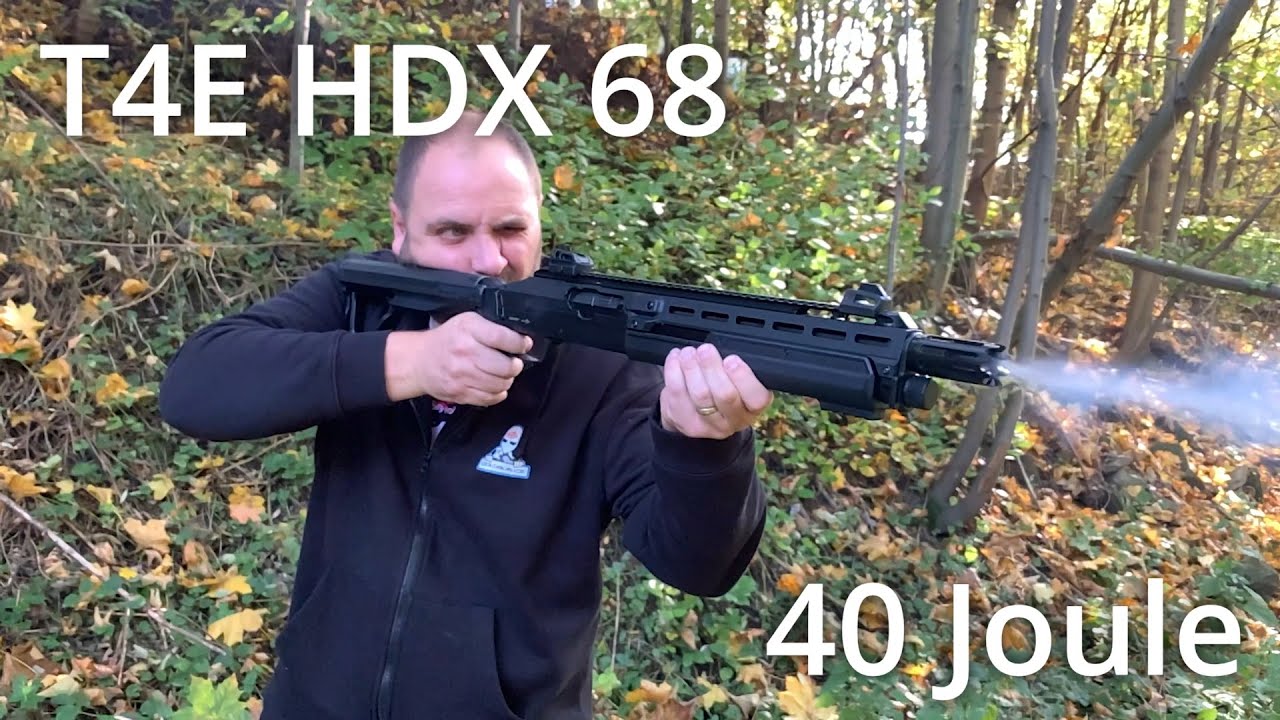 Brokovnice Umarex T4E TX 68 (HDX 68) 40J - Test, destrukce, průraznost ...