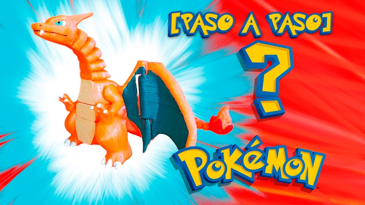 Paso a Paso para hacer un Charizard articulado impreso en 3d - YouTube