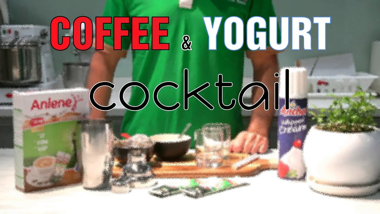 Yogurt & Coffee Cocktail - Anlene - YouTube