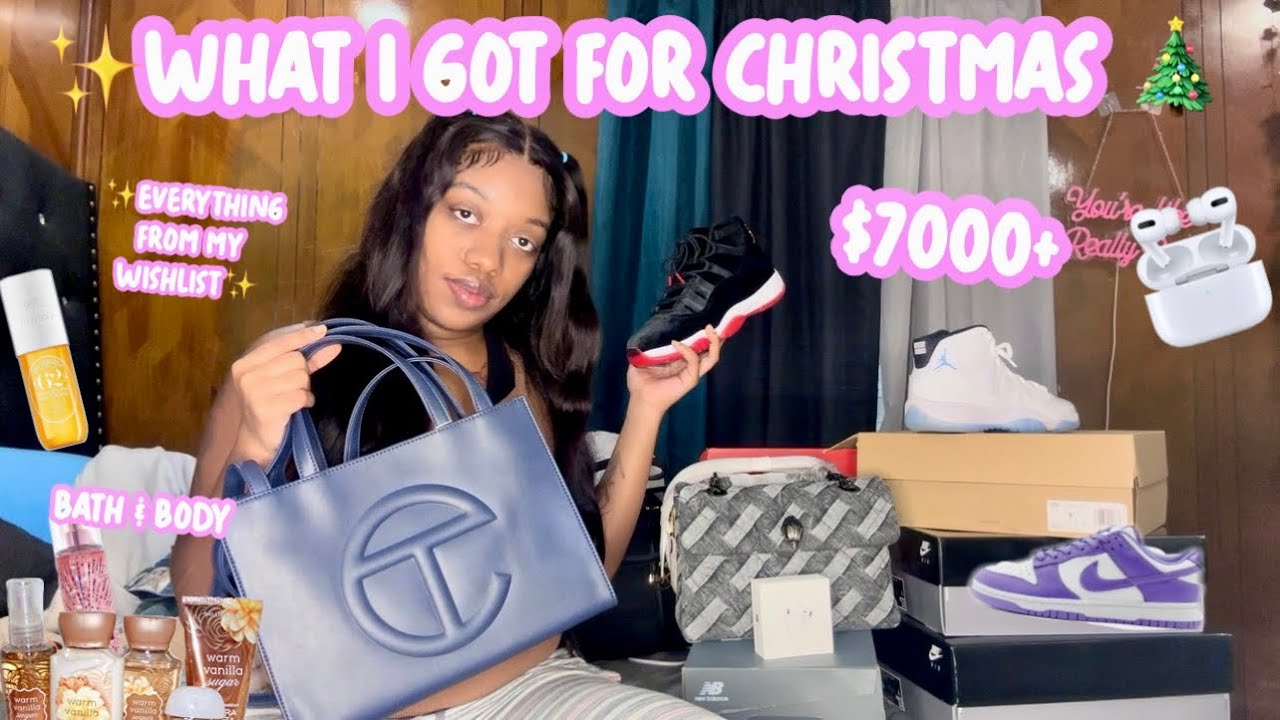 WHAT I GOT FOR CHRISTMAS 2024 || kurt geiger, teflar, shein, dunks ...