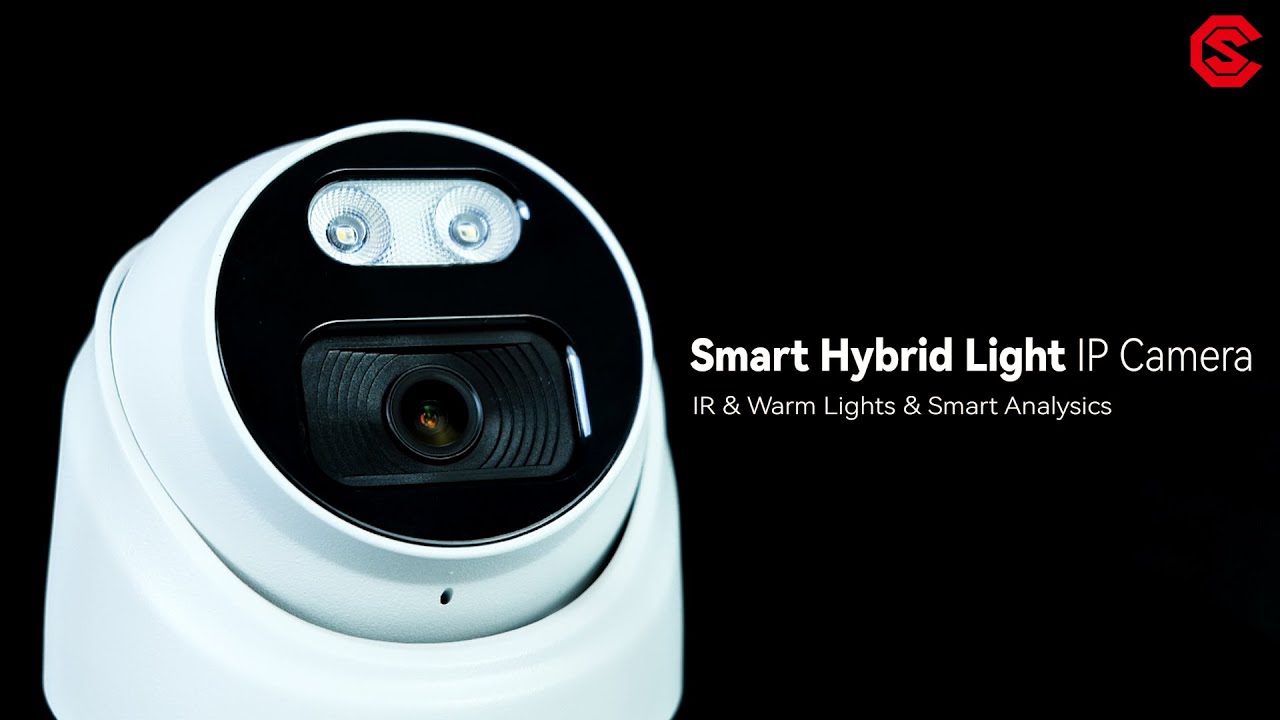 Smart hybrid light IP camera - YouTube